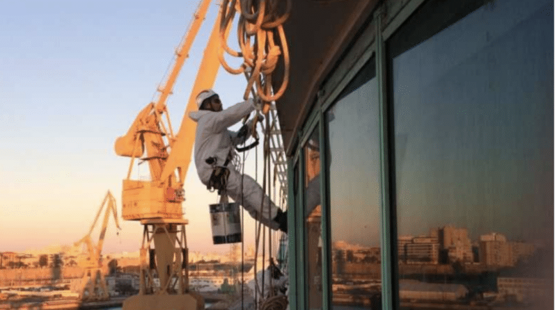 Rope access: Trabajos verticales | KAEFER Naval