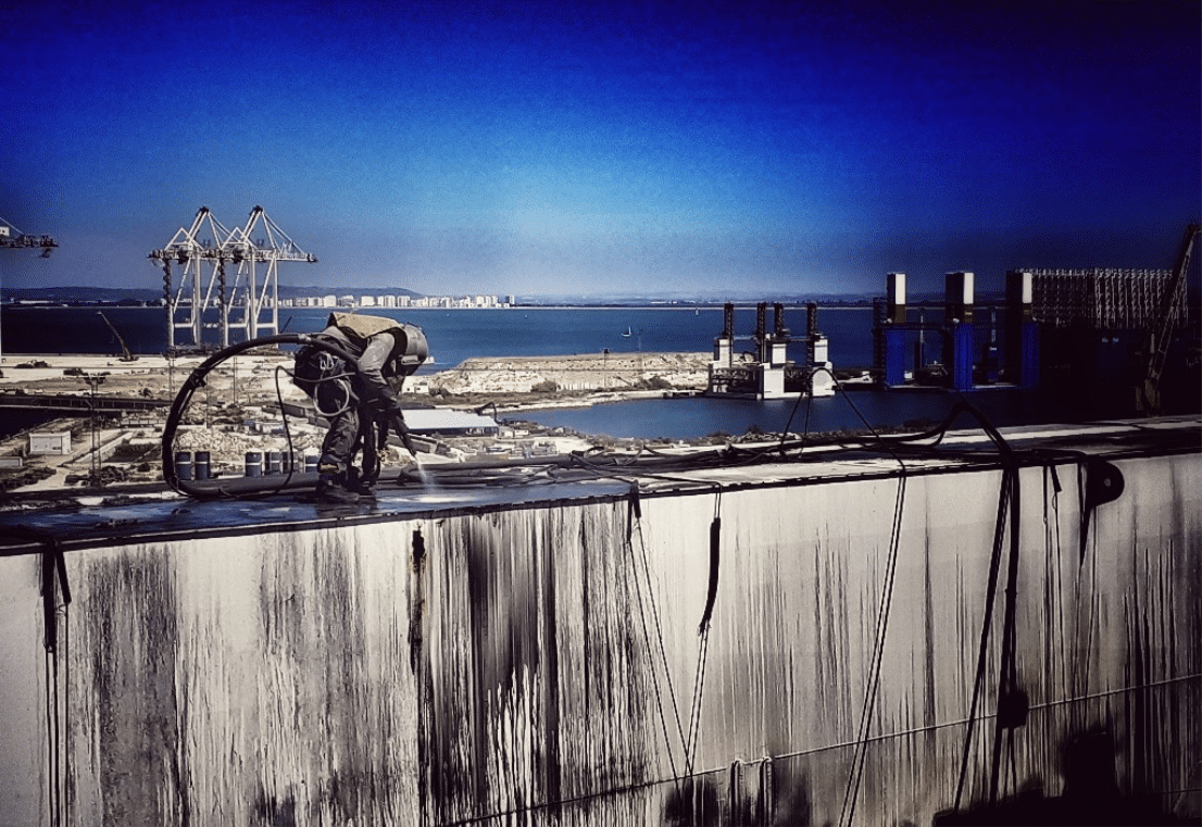 Grúa pórtico del Astillero de Puerto Real | KAEFER Naval